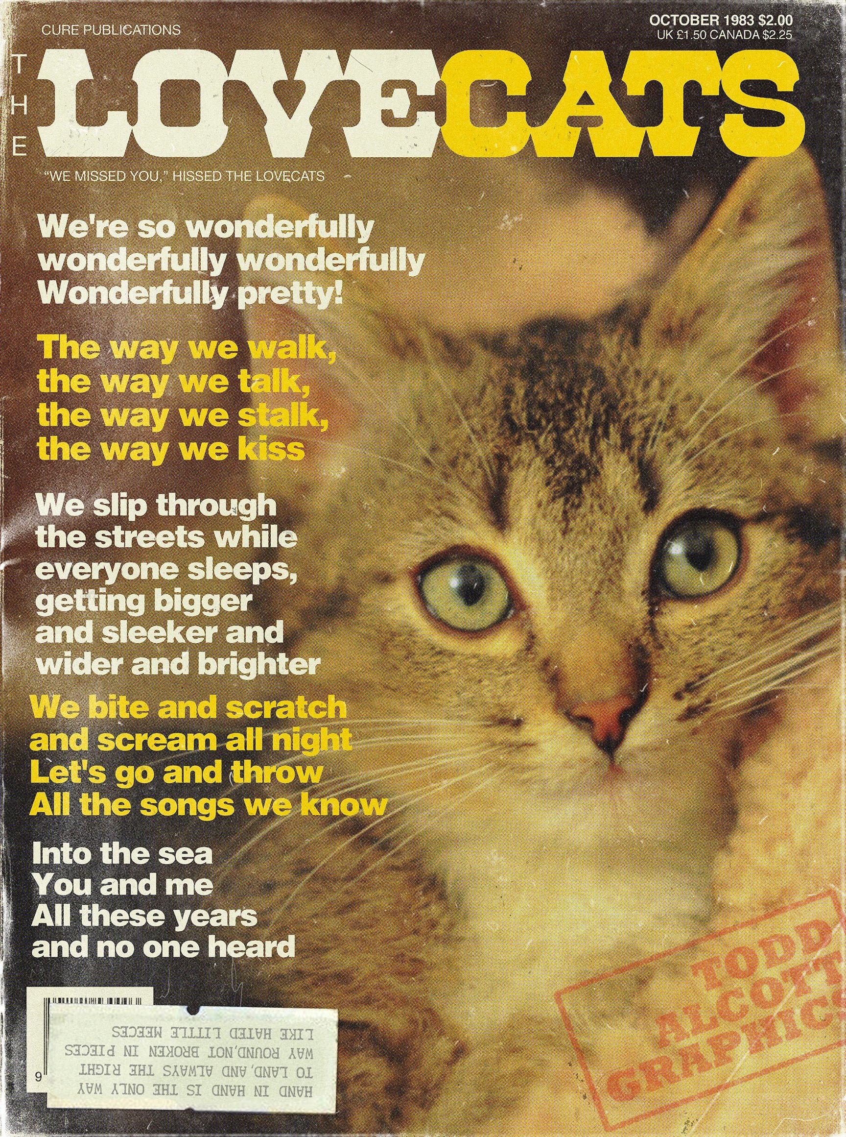 The Cure the Love Cats 1980s Cat Fancy Magazine - Etsy UK