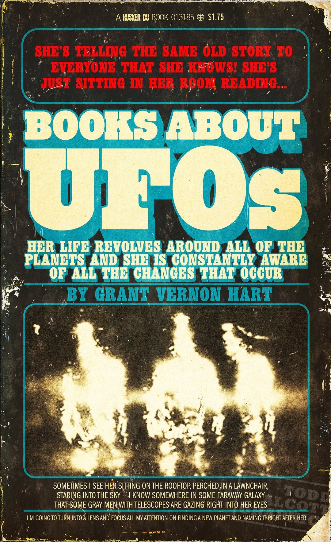 Husker Du "books About Ufos" 1970s UFO Book Mashup Art Print - Etsy