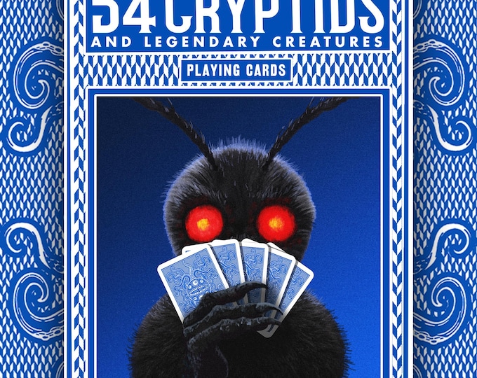 54 Cryptids Standard Poker Playing Cards Deck - Etsy