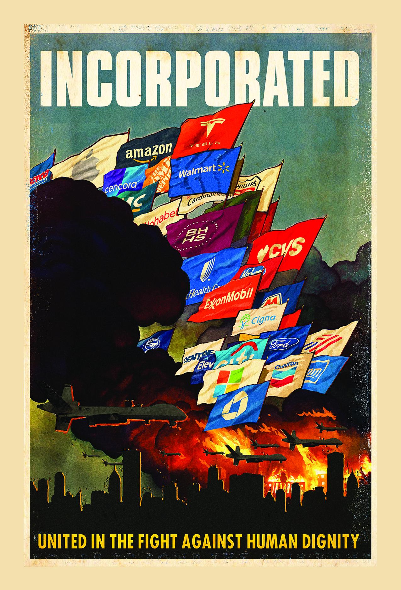 Propaganda Posters From the Class War: 12 Satirical Postcards by Todd ...