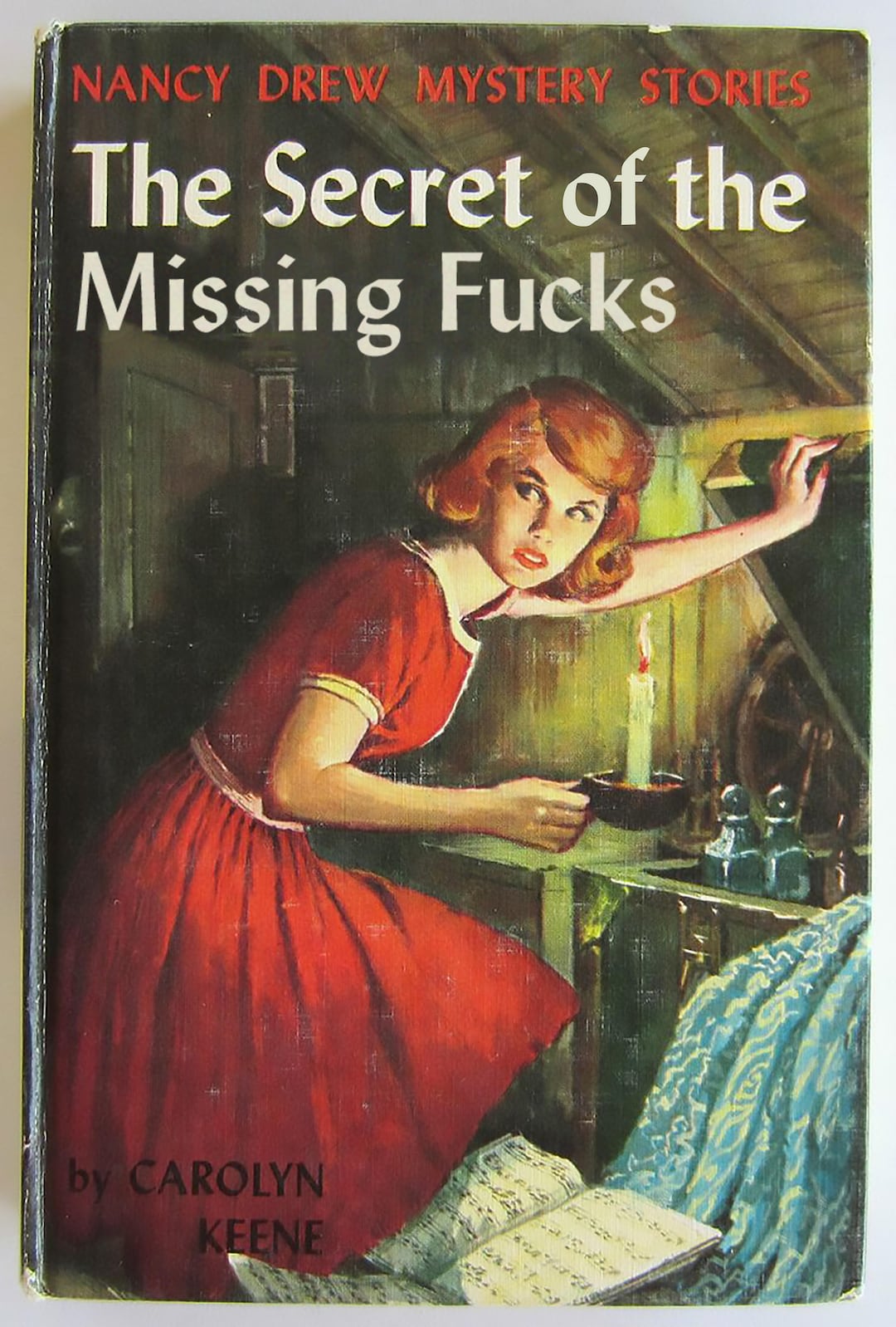 Nancy Drew "secret of the Missing F*cks" Mashup Print - Etsy
