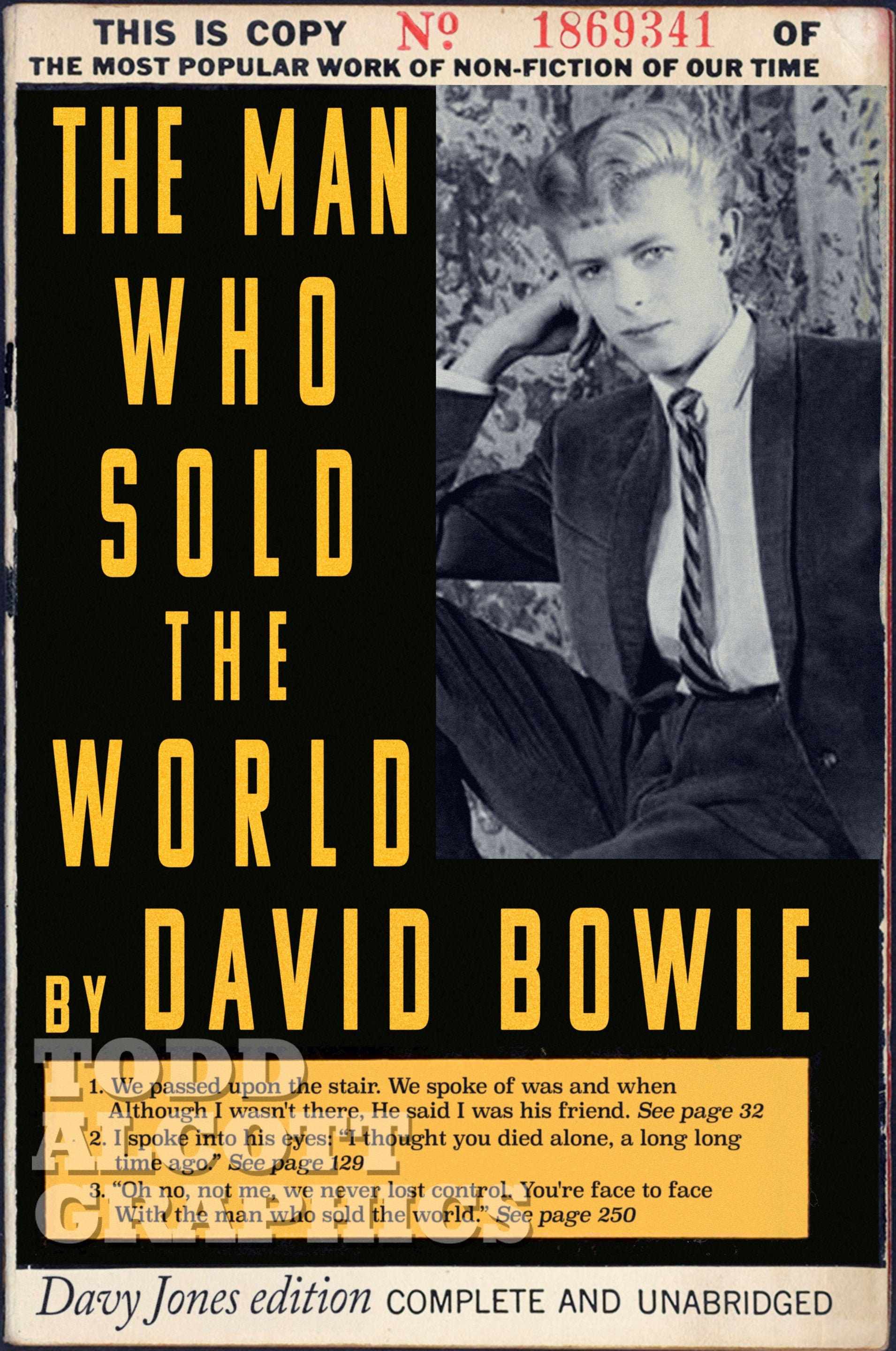 David Bowie the Man Who Sold the World Dale - Etsy UK