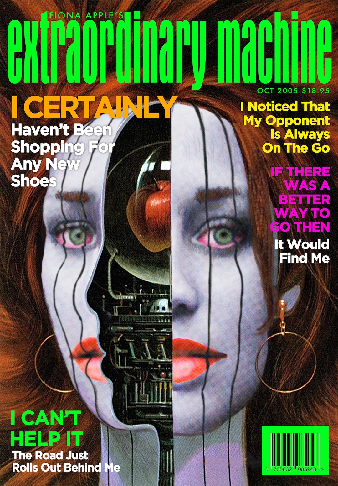 Fiona Apple "extraordinary Machine" Psychology Today Mashup Print - Etsy