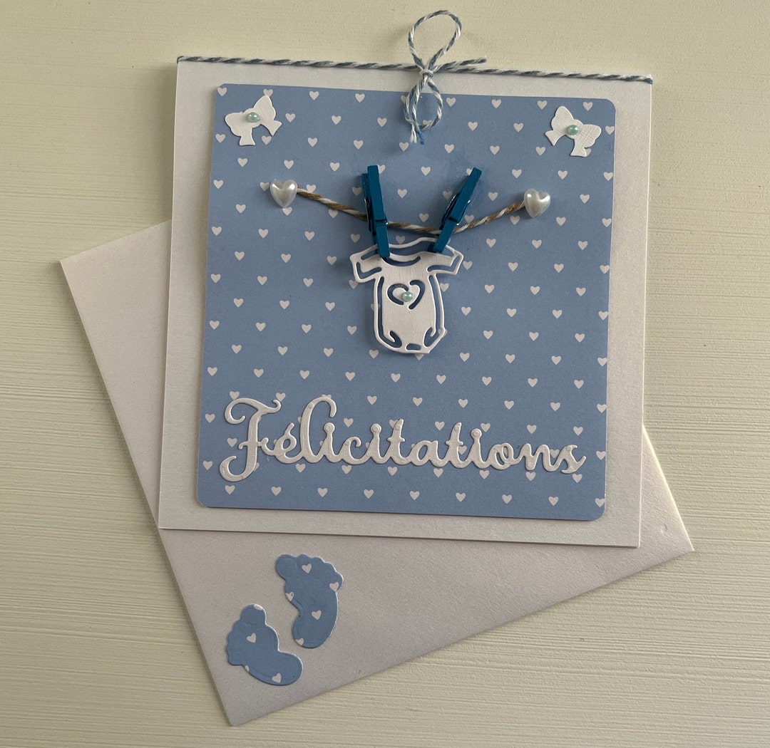 Greeting Card, Birth Card, Boy Birth Card, Baptism Card, Baby Card ...