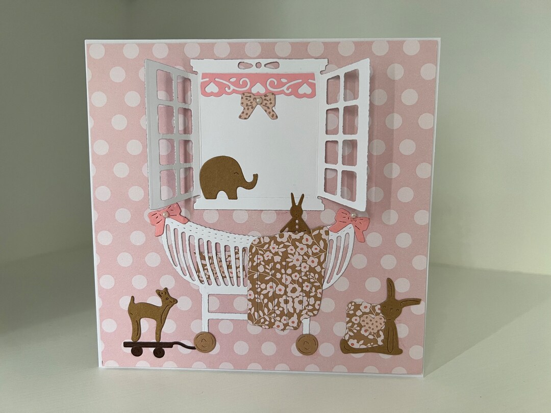Greeting Card, Birth Card, Girl Birth Card, Baptism Card, Girl Baptism ...