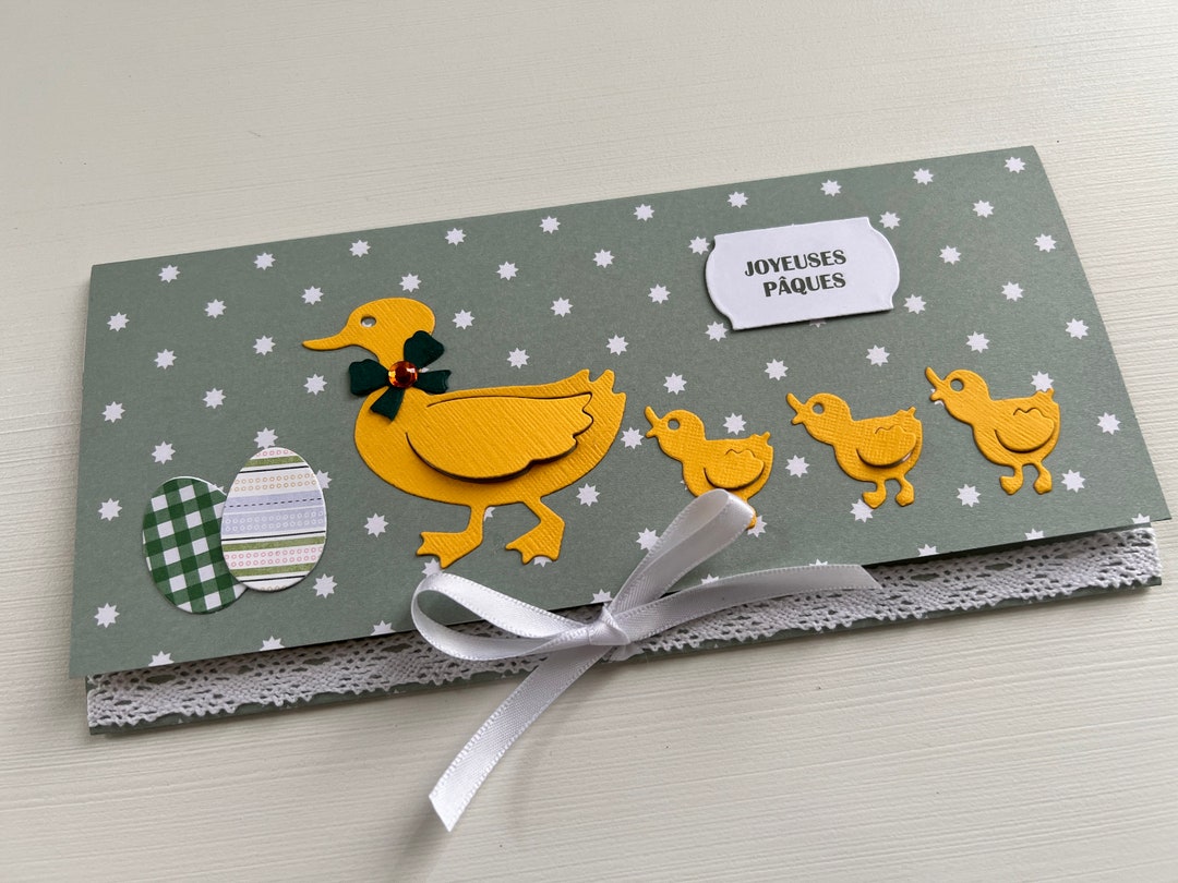 Greeting Card, Gift Card, Easter Card, Easter Pouch, Gift Envelope ...