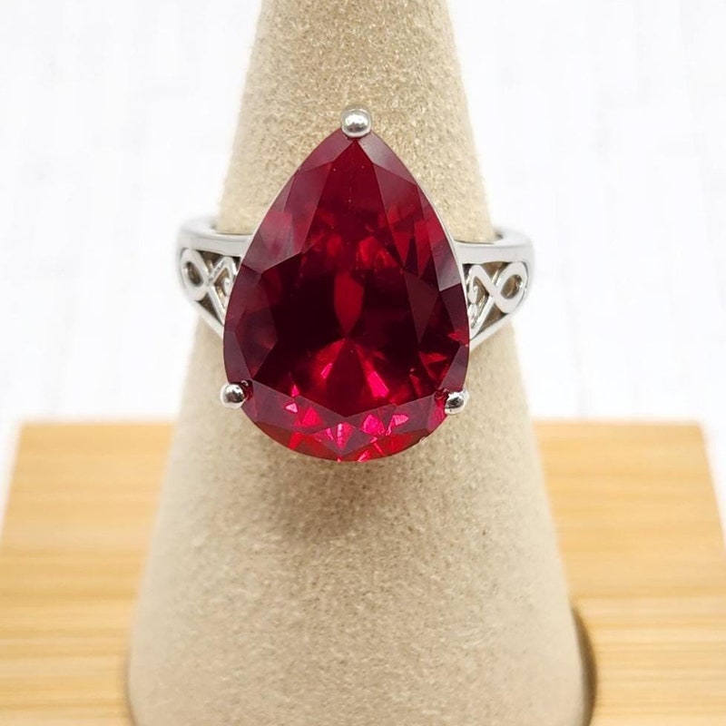 Large Ruby Ring - Etsy