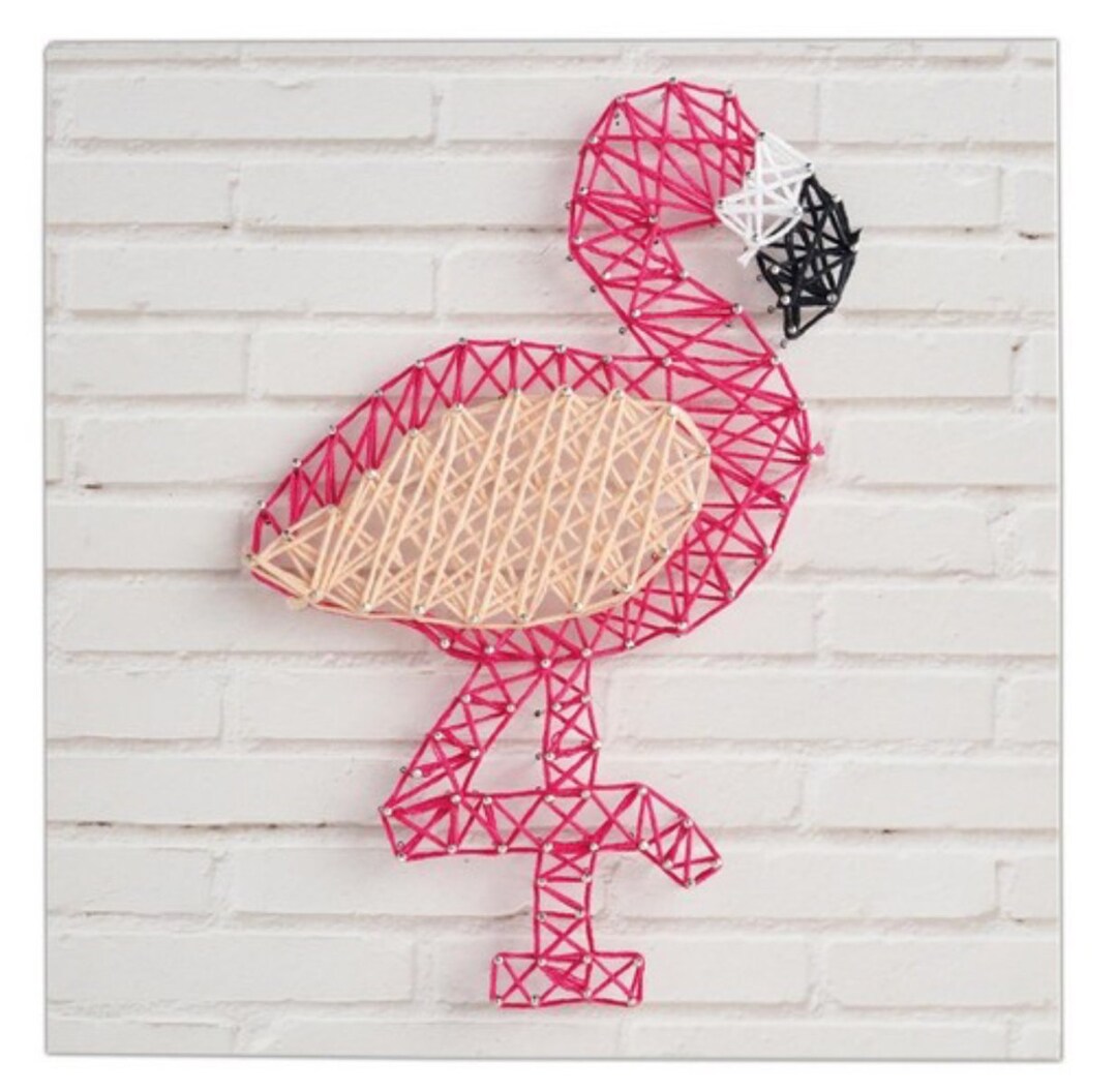 Flamingo String Art Craft Kit. Flamingo Crafts. Flamingo String Art ...