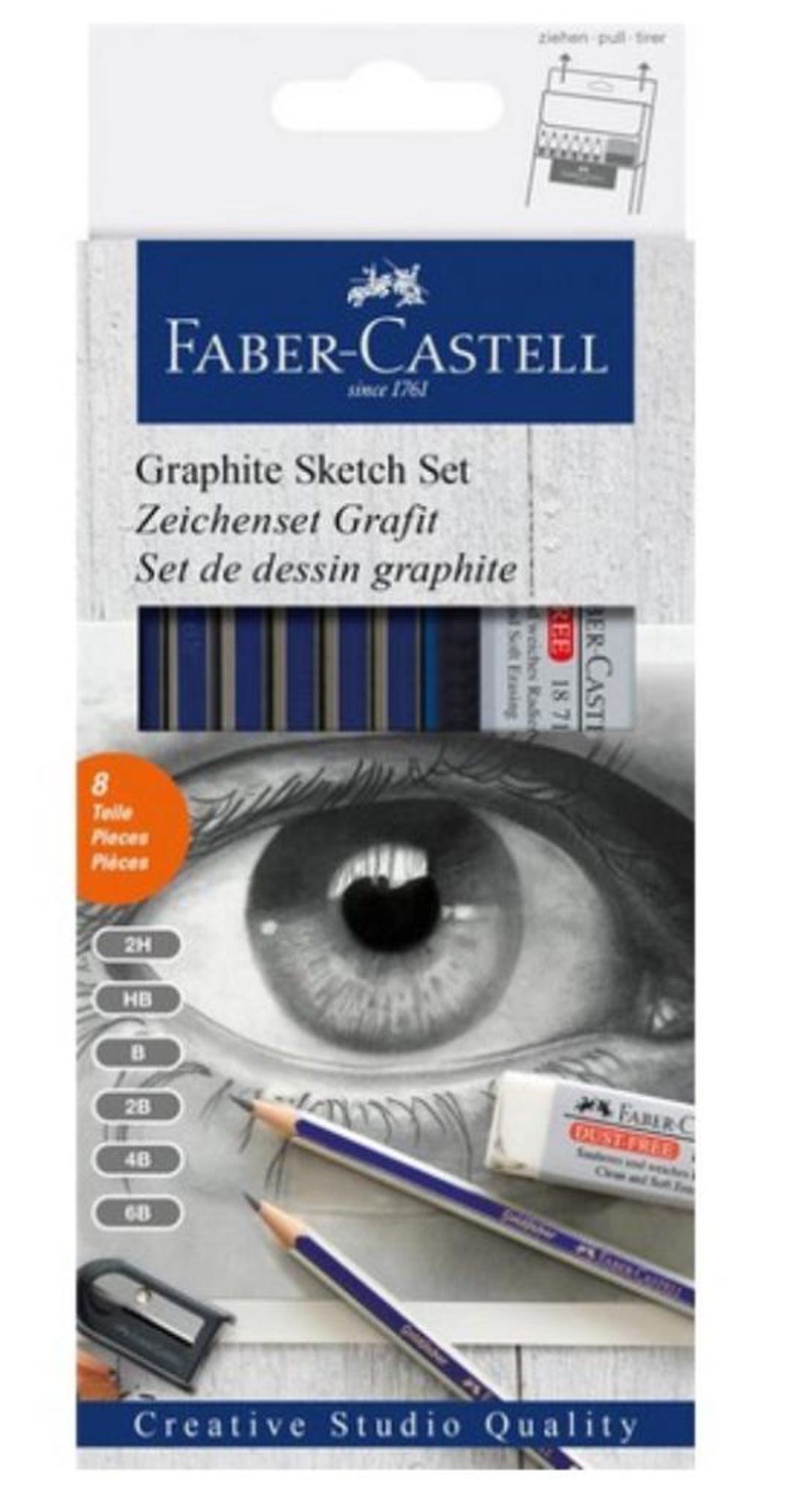 Graphite Sketch Set by Faber-castell. Goldfaber Graphite Pencils for ...