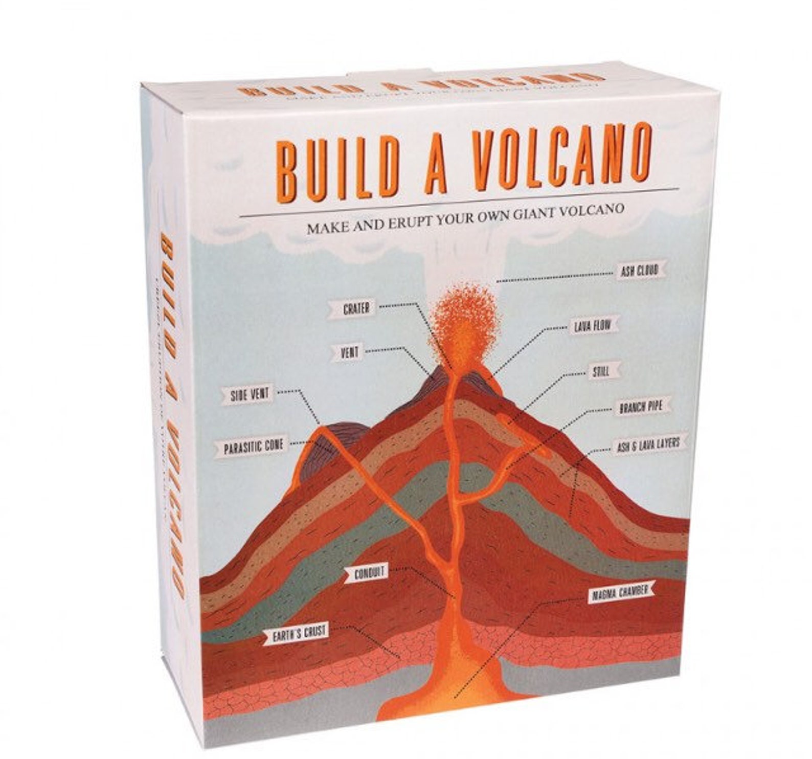 Build a Volcano. Volcano Craft Kit. Crafts. Kids. Craft | Etsy UK