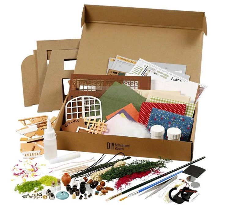 DIY Miniature Room Garden. Model Making. Craft Kit. Make Your Own ...