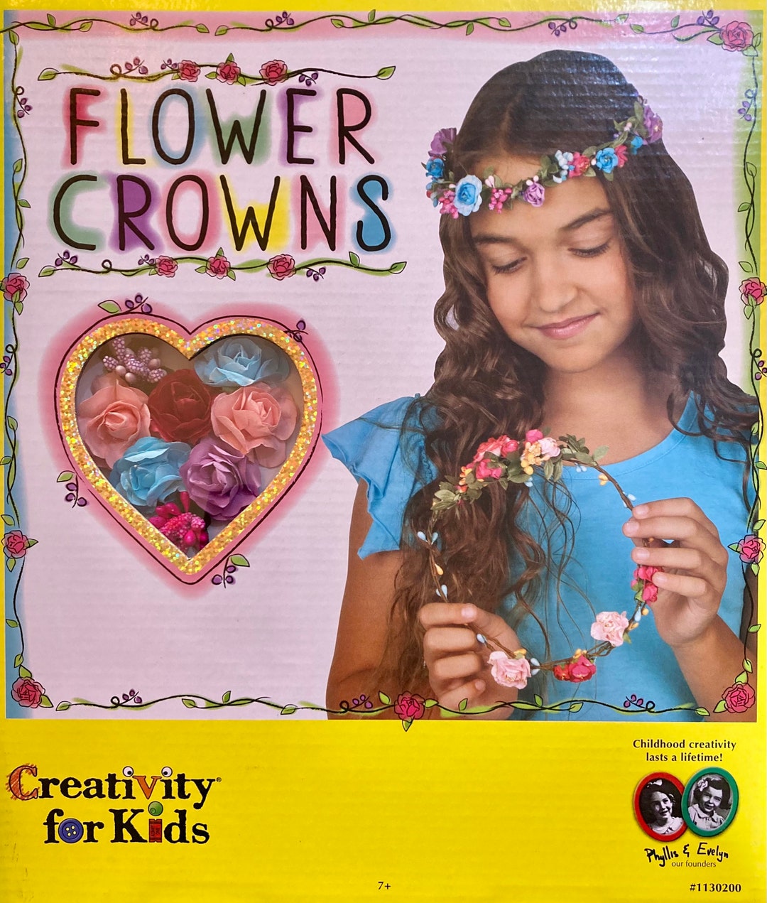 Flower Crowns Craft Kit for Kids. Childrens Craft Activity Set. Flower ...