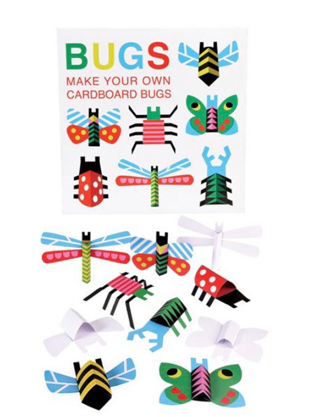 Make Your Own Cardboard Bugs. Kids Crafts. Craft Kit. Paper Crafts ...