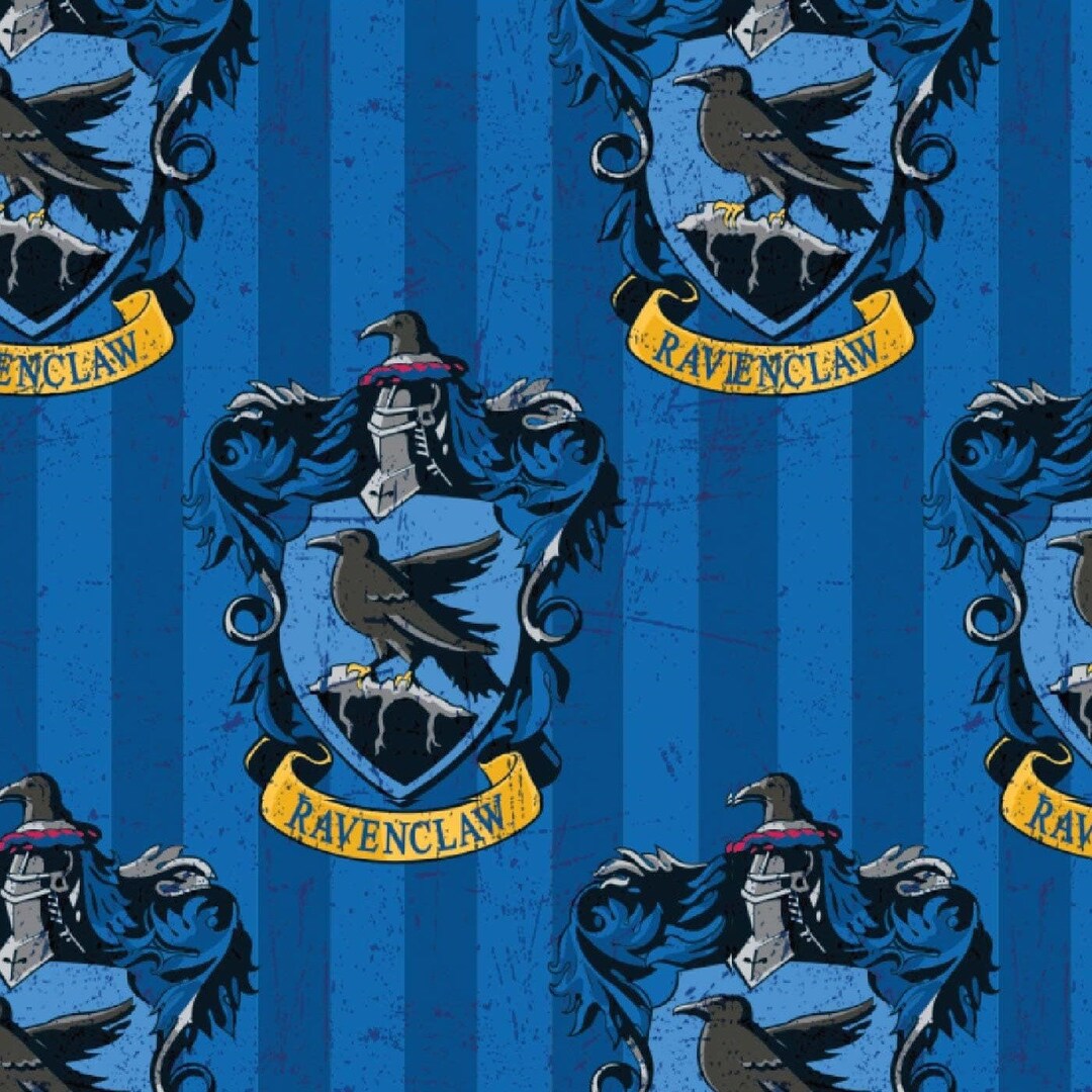 Harry Potter Ravenclaw Cotton Fabric Official Licensed Camelot Fabrics ...