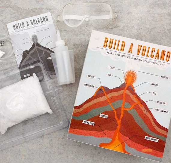 Build a Volcano. Volcano Craft Kit. Crafts. Kids. Craft | Etsy UK