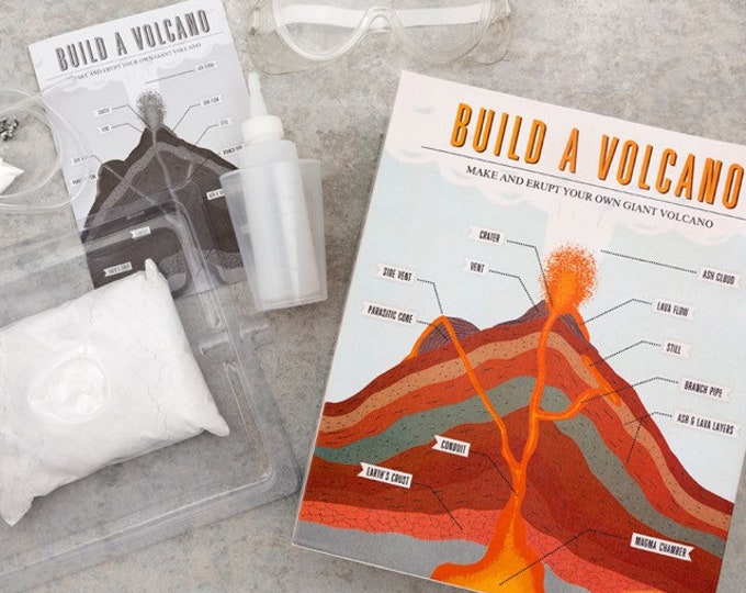 Build a Volcano. Volcano Craft Kit. Crafts. Kids. Craft - Etsy UK