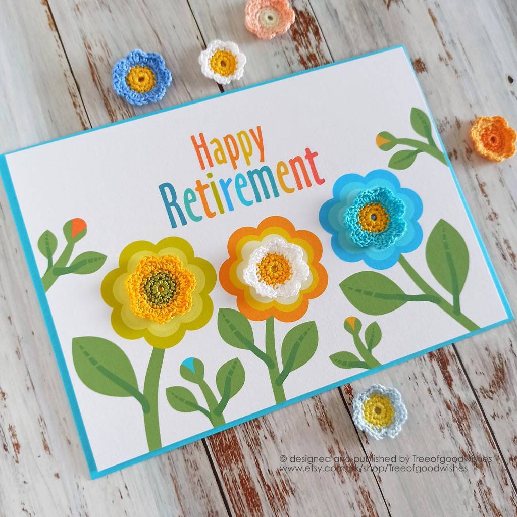 Happy Retirement Card For Women Retirement Card Handmade Etsy Uk