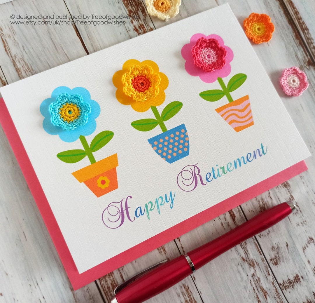 Happy Retirement Card for Women, Retirement Card Handmade, Retirement ...