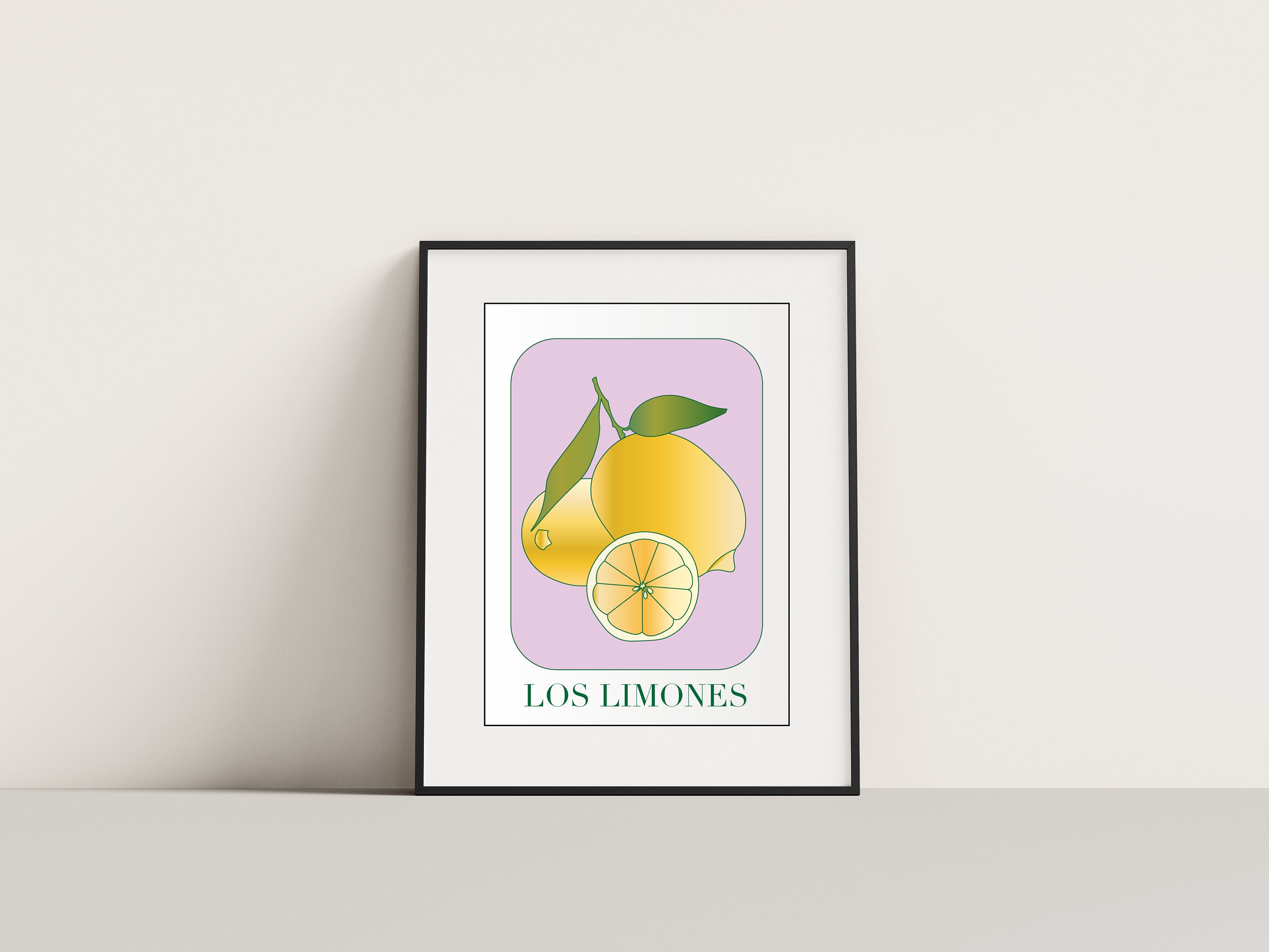 Set of Two Posters | the Juicer Poster, Lemon Poster | Colorful Fruit ...