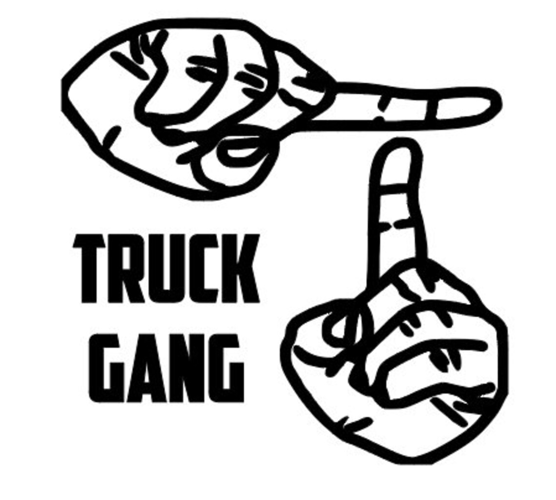Truck Gang Vinyl Decal - Car, Truck, Laptop Sticker - Etsy