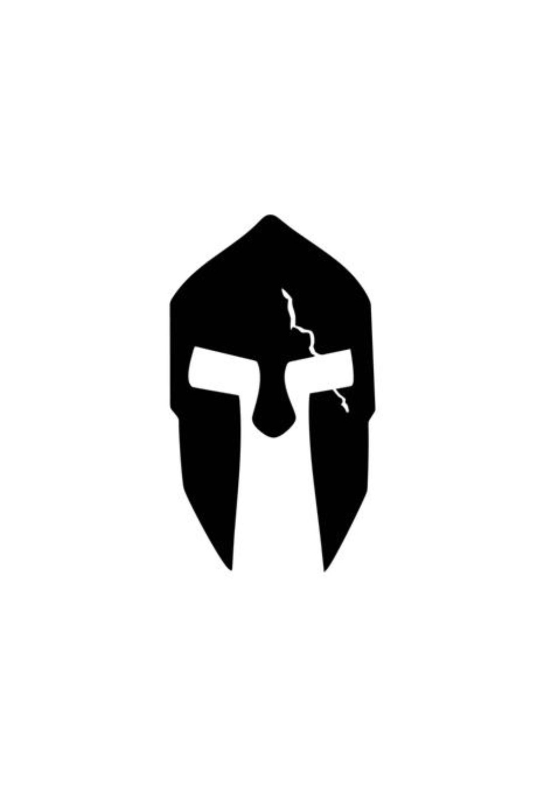 Spartan Decal- Spartan Helmet Decal- Distressed Spartan Decal- Spartan ...