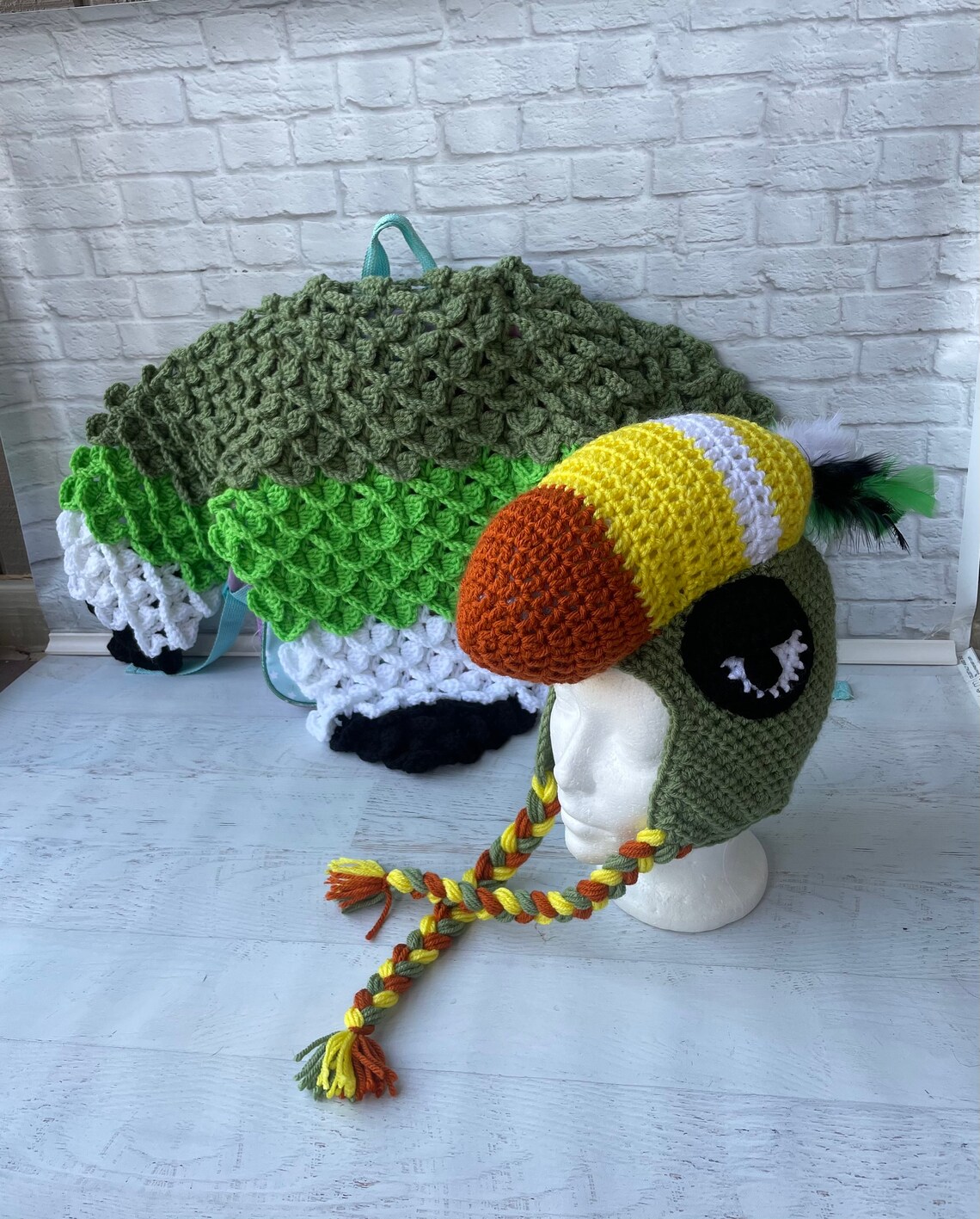 Troodon, Prehistoric Hat, Troodon Hat, Troodon Backpack Attachment ...