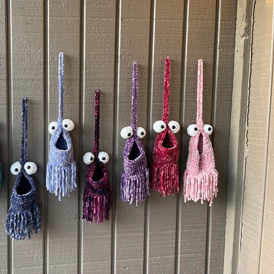 Yip Yip, Crochet Yipyip, Rear View Mirror Hanger Hanging Yip Yip - Etsy