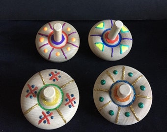 Spinning Top, Children's Wooden Toy, Toys, Old-fashioned Toy, Birthday ...