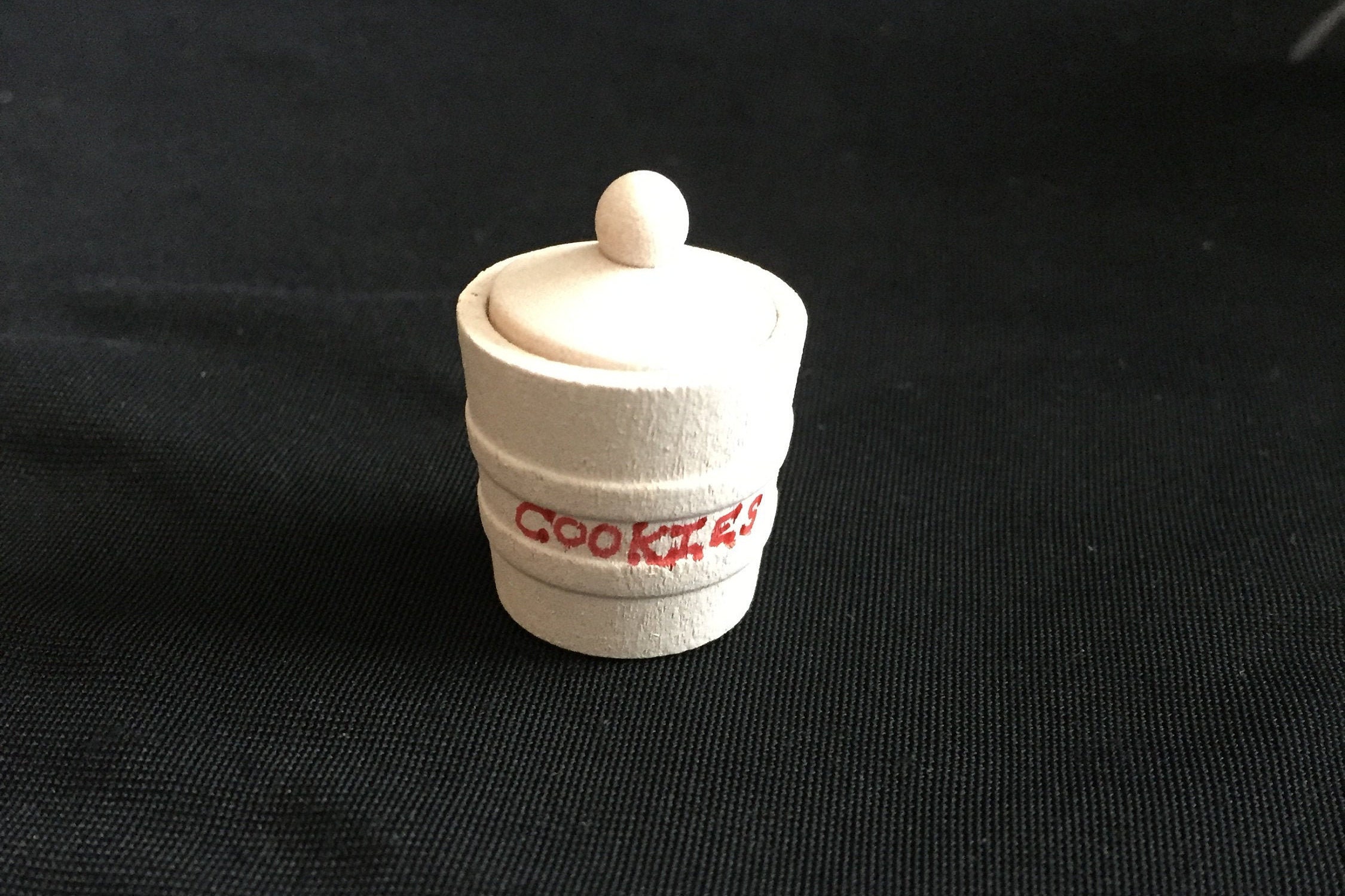 Mini Wooden Cookie Jar - Etsy