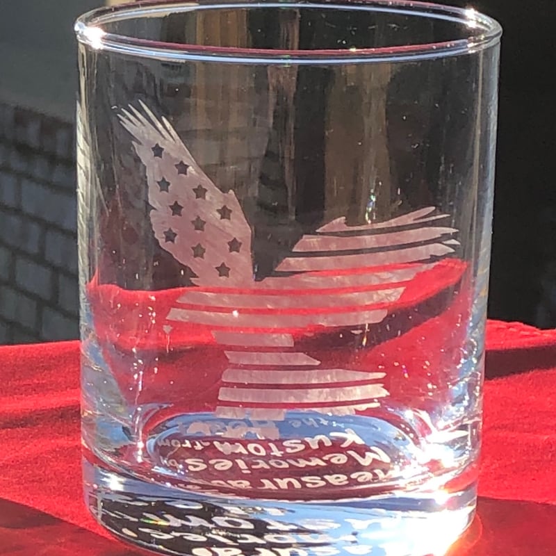 Patriotic Glassware - Etsy