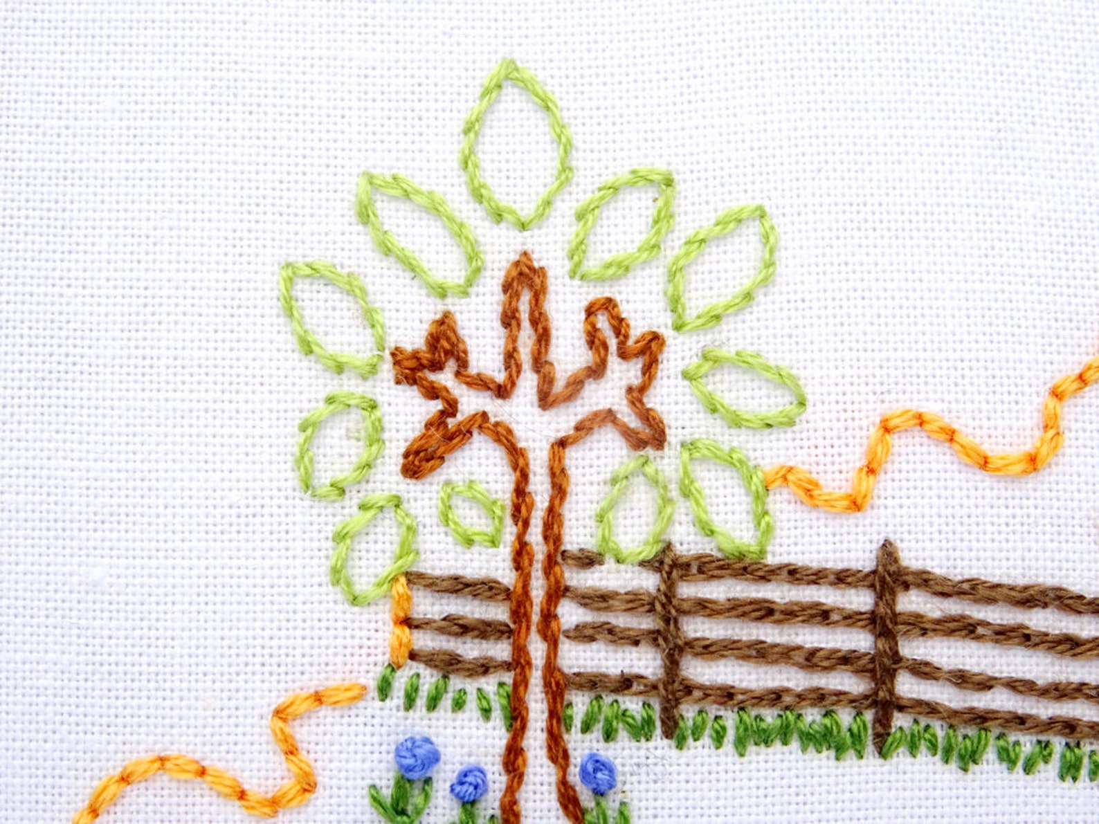 Kentucky Hand Embroidery Pattern State Wall Art & Horse - Etsy