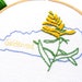 Goldenrod Flower Hand Embroidery Pattern PDF Download, Kentucky Flower ...