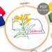 Nebraska Goldenrod Flower Hand Embroidery Pattern PDF Download - Etsy