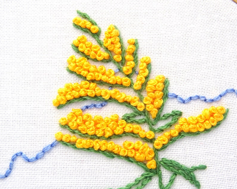 Goldenrod Flower Hand Embroidery Pattern: Kentucky Flower | Etsy