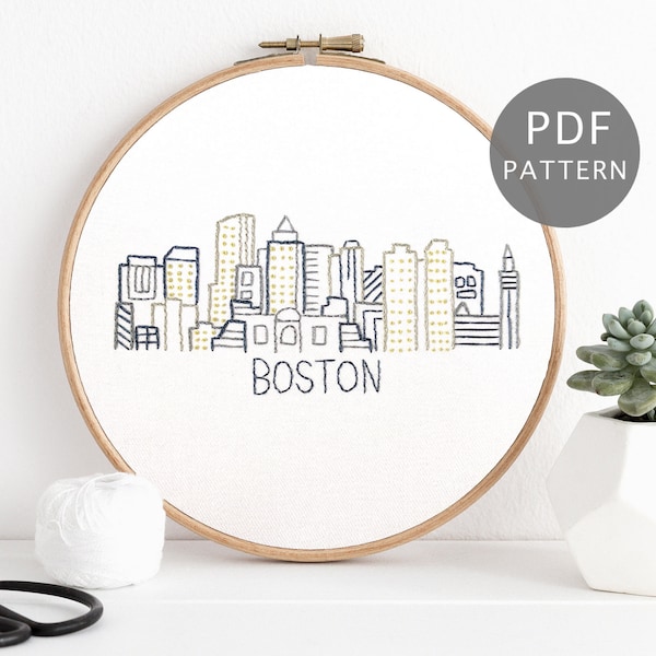 Boston Embroidery - Etsy