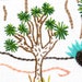 Joshua Tree National Park Hand Embroidery Pattern, California DIY Wall ...