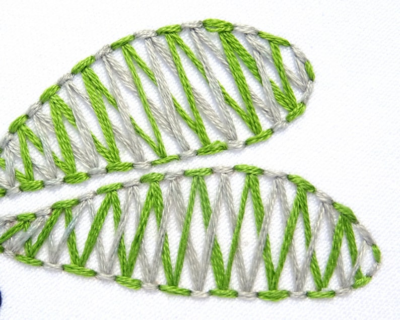 Dragonfly and Flower Hand Embroidery Pattern PDF Digital - Etsy