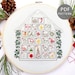 Advent Calendar Hand Embroidery Pattern, Stitch-a-day DIY Christmas ...
