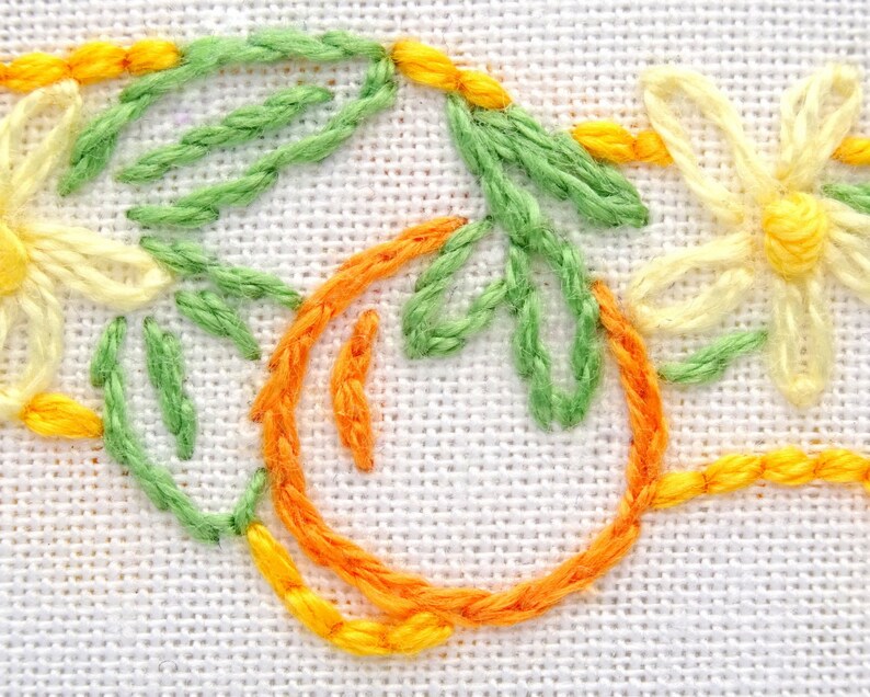 Orange Blossom Hand Embroidery Pattern PDF Embroidery Design | Etsy