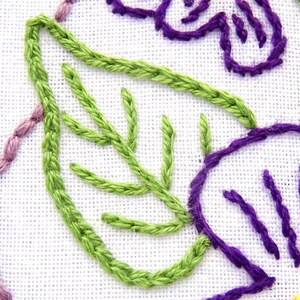 Illinois Violet Hand Embroidery Pattern PDF Download, State Flower ...
