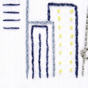 Seattle Skyline Hand Embroidery Pattern City Embroidery PDF | Etsy