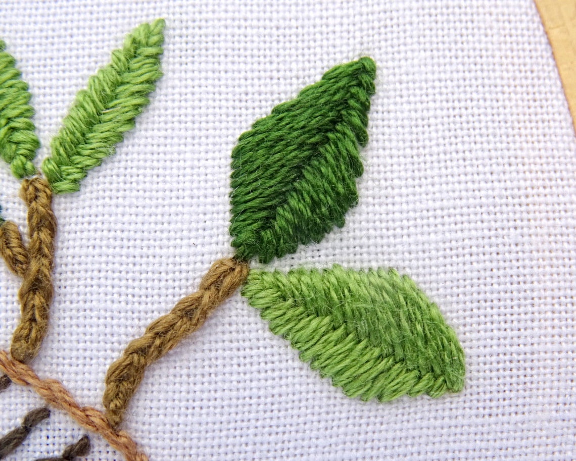 Alabama Hand Embroidery Pattern PDF Yellowhammer Bird State | Etsy