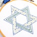 Star of David Hand Embroidery Pattern PDF Digital Download, Hanukkah ...