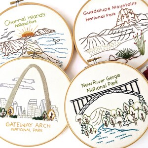 National Park Hand Embroidery Pattern Collection: Vol. 4 (digital ...