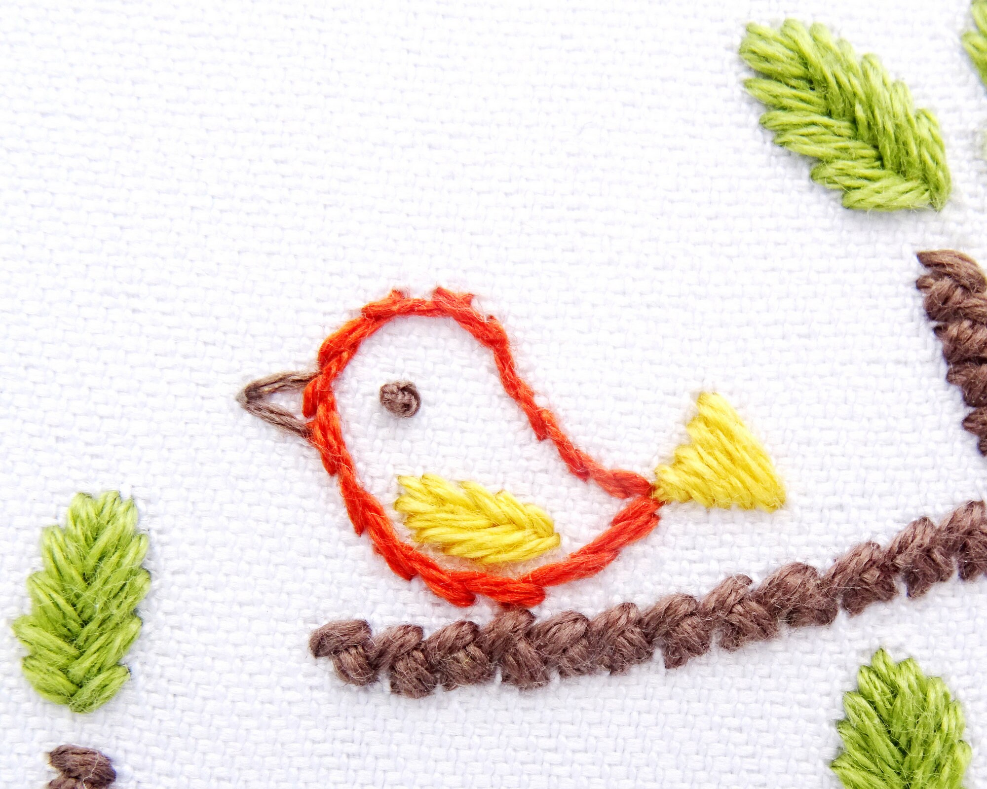 Birdhouse Tree Hand Embroidery Pattern PDF Digital Download | Etsy