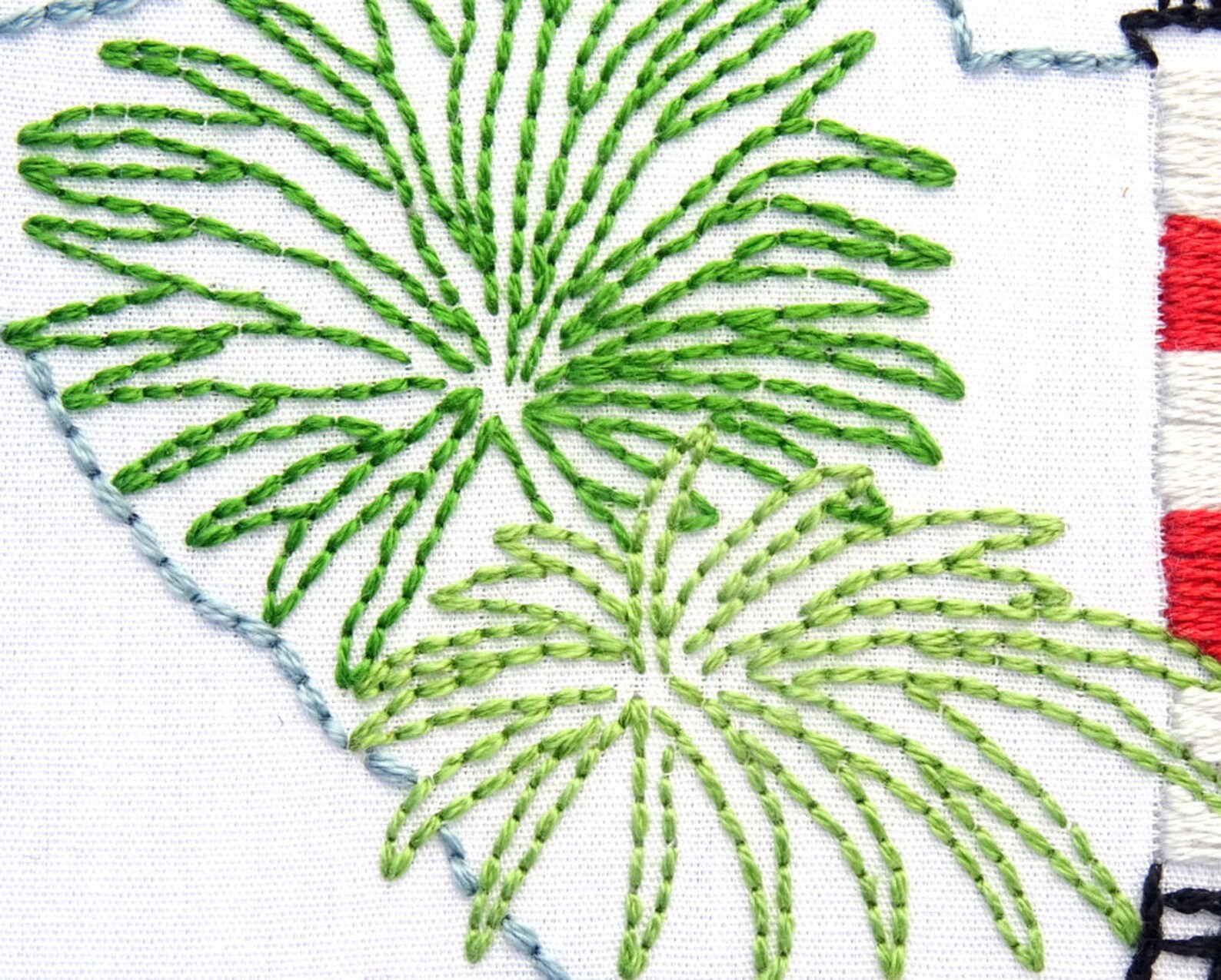 South Carolina Hand Embroidery Pattern PDF, Folly Beach & Morris Island ...
