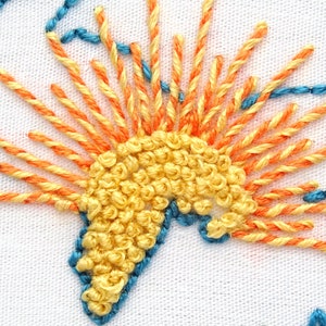 Michigan Hand Embroidery Pattern PDF With Forest and Sunset, State DIY ...