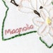 Magnolia Flower Hand Embroidery Pattern, Mississippi State Design, DIY ...