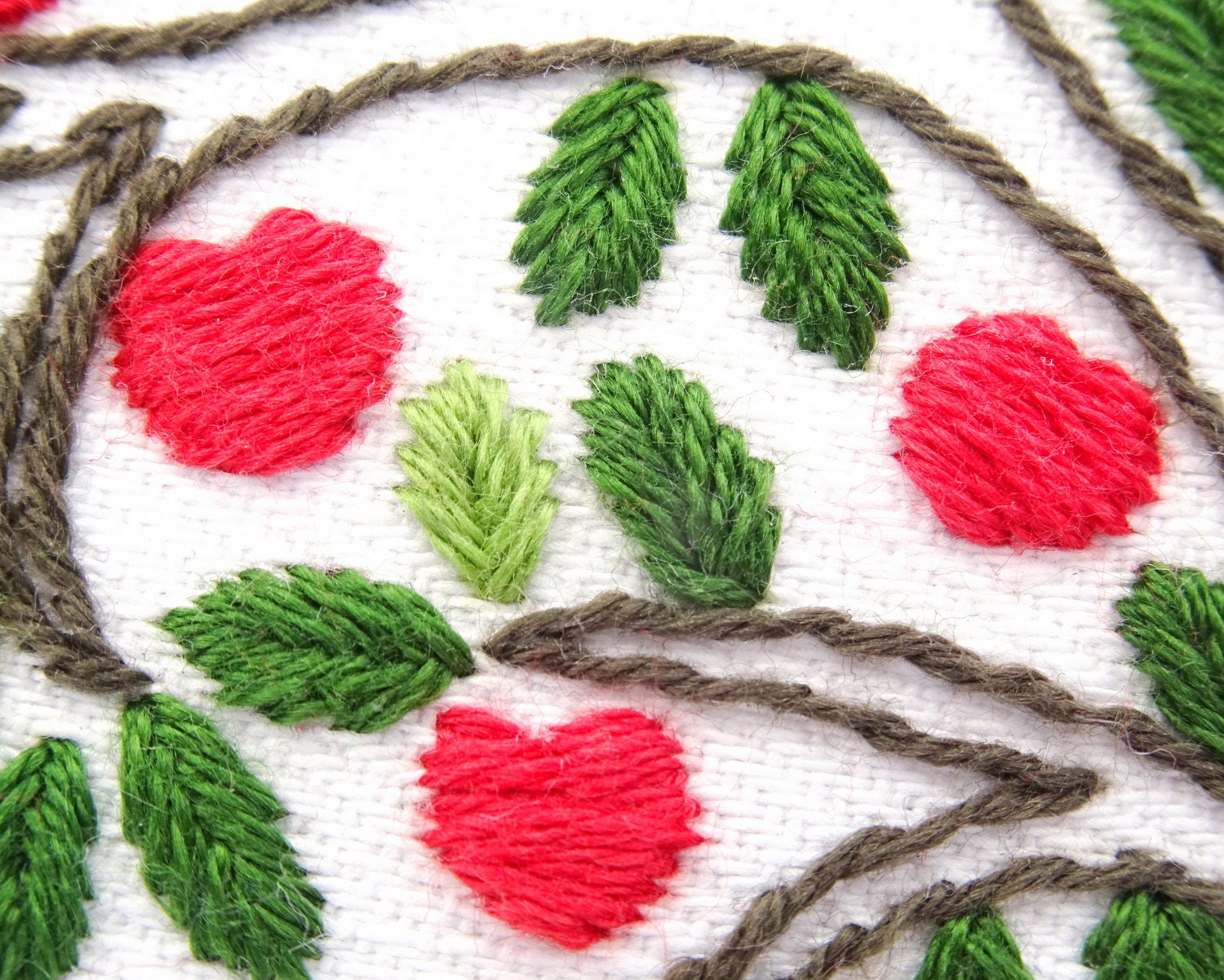 Apple Tree Hand Embroidery Pattern PDF Download, Autumn DIY Wall Art - Etsy