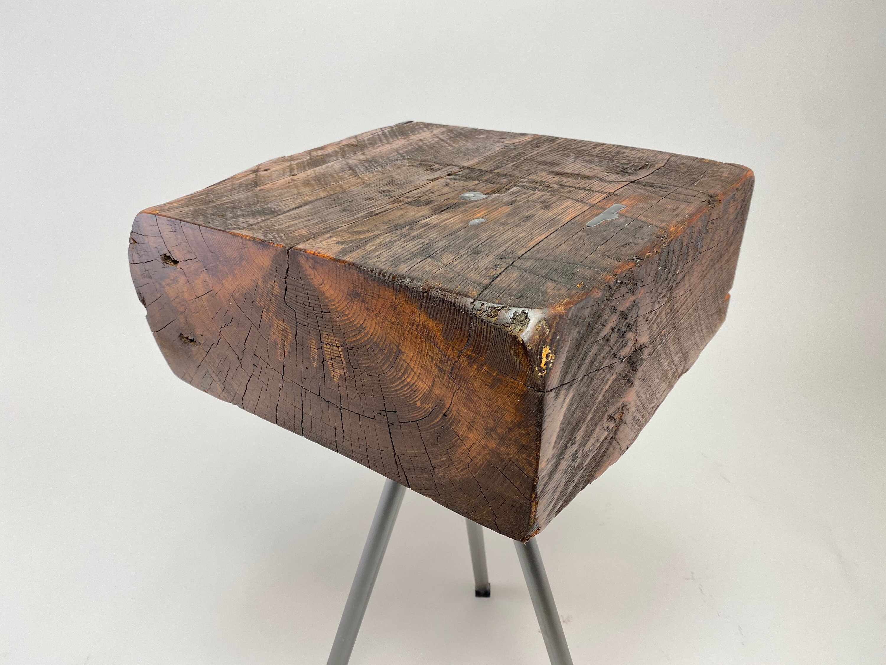 Reclaimed Wood Beam Table - Etsy